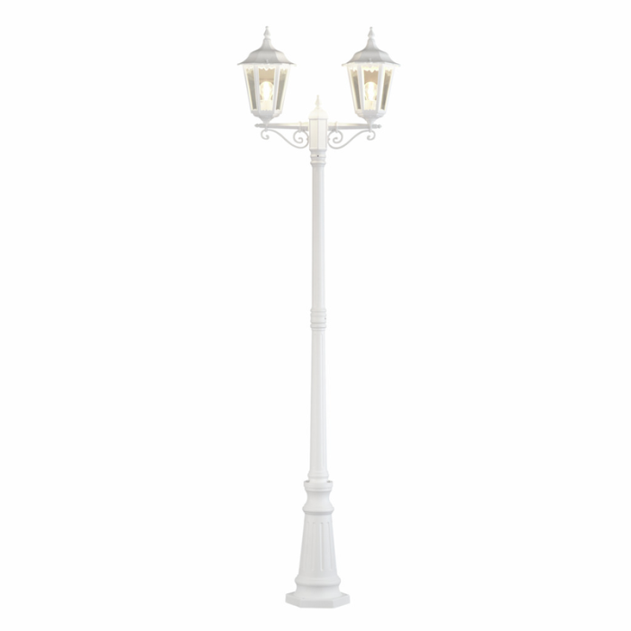 Lyktstolpe Firenze 2-arm E27 2.2m Gnosjö Konstsmide (68716722) Byggmax.no