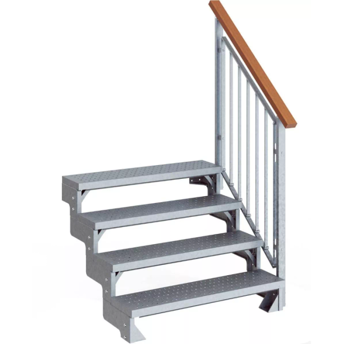 Utomhustrappa Gardentop Halkskydd Räcke en sida Dolle (68721802) Byggmax.no